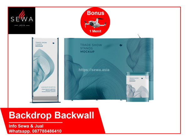 Sewa Backdrop Banner Harga Murah 2025 | SEWA.ASIA